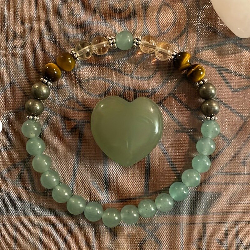 YM Mall Браслеты из бусин Фиолетовые бусины и дерево Творчество