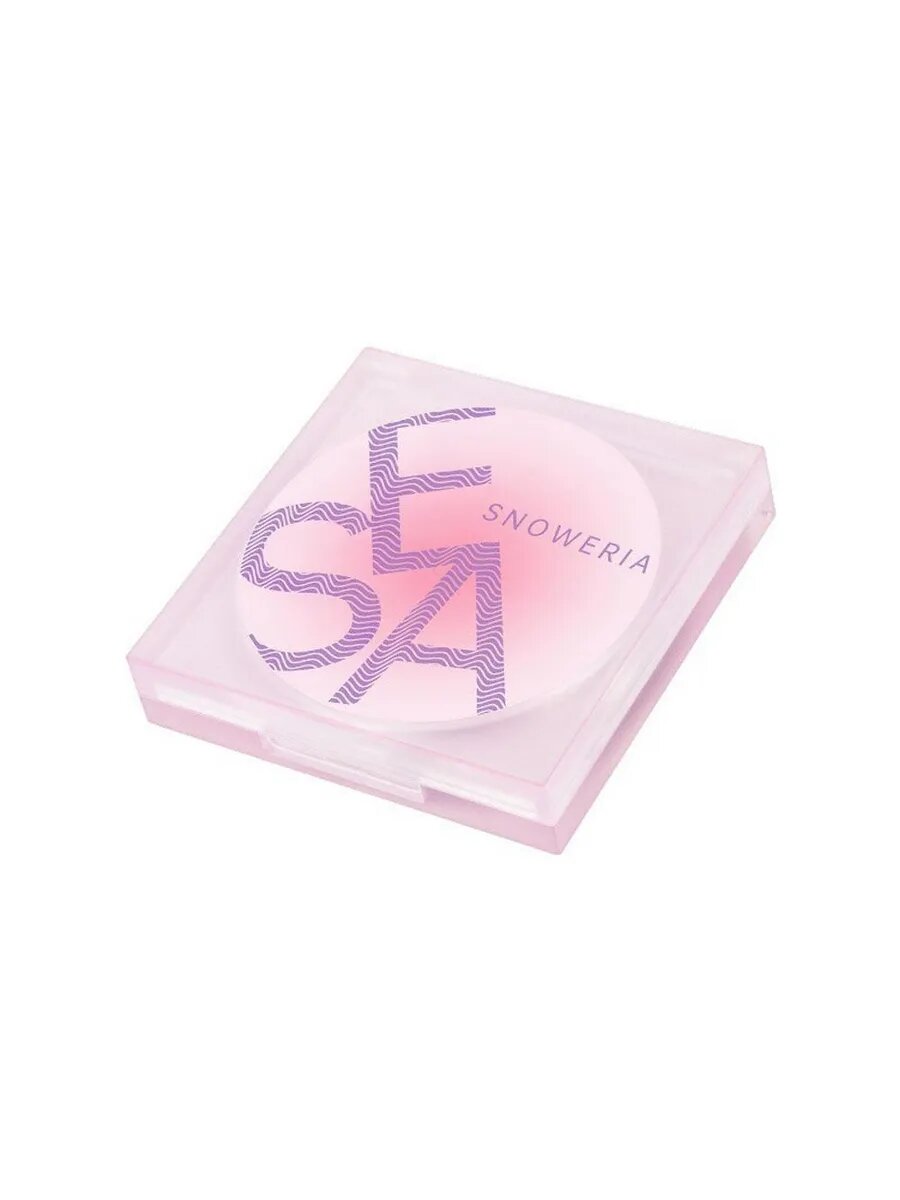 Пудра для макияжа, матирующая, прессованная, 8г, розовая