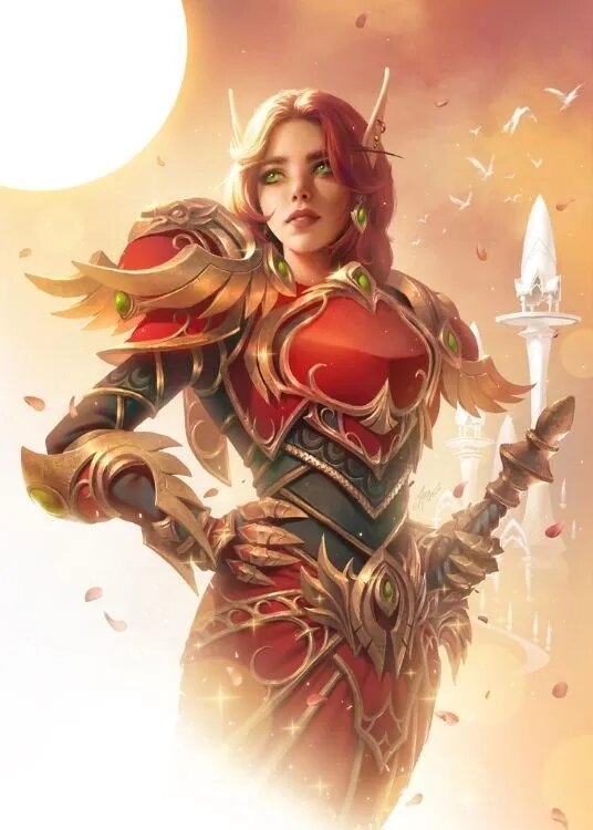 Алмазная Мозаика "Игра World Of Warcraft" 40х50 См Алмазная Вышивка / Картина Стразами Подарков / Украшения