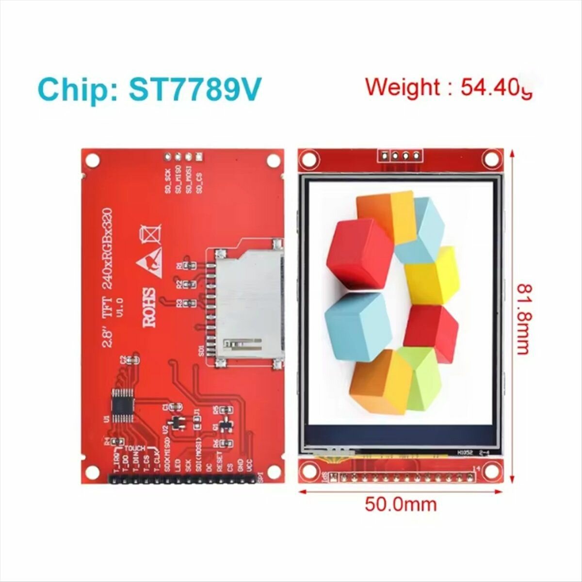 240x320 2,8-Дюймовый SPI TFT LCD Сенсорный Модуль Последовательного Порта A сенсорный дисплей TFT экран SPI модуль