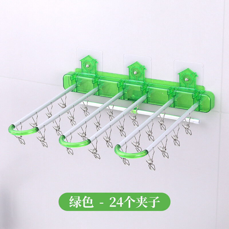 TikTok для носков из нержавеющей стали Многофункциональная Складная стойка для сушки носков Бесшовная ветрозащитная