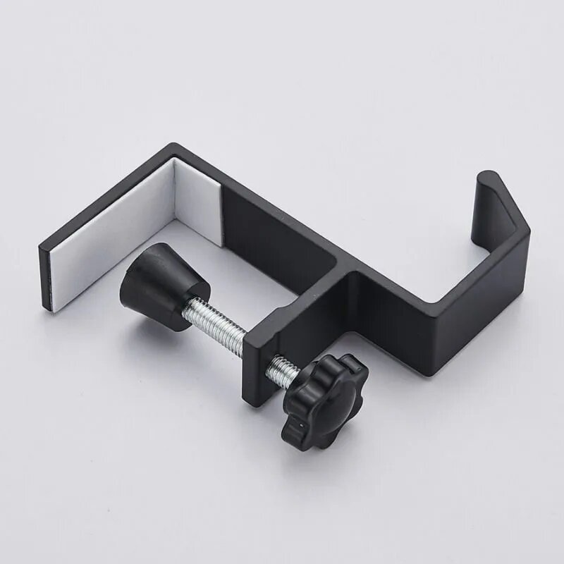 Держатель для наушников на струбцине / крючок для сумки или рюкзака на стол, цвет белый