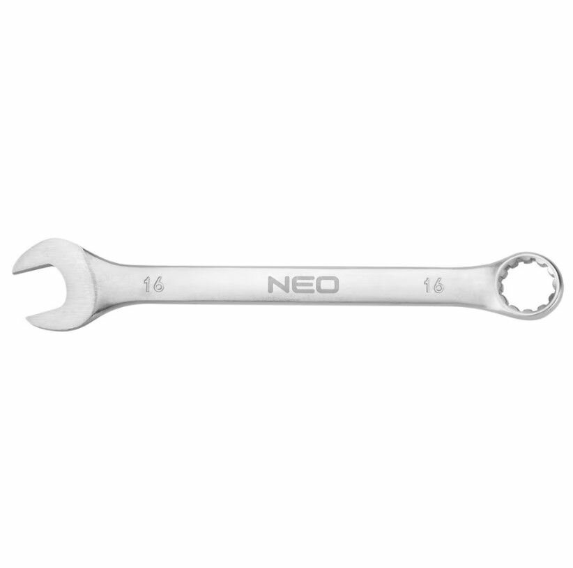 Ключ комбинированный NEO TOOLS 16x200 мм, CrV, DIN3113 09-660