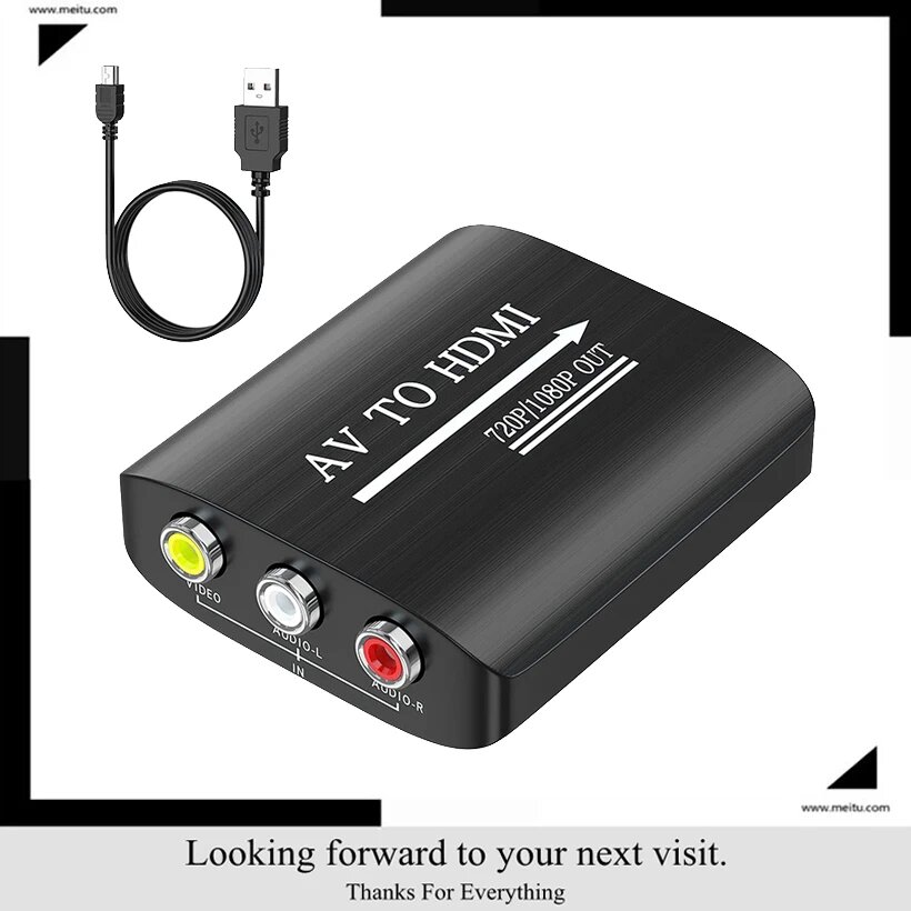 Конвертер AV в HDMI, Цвет: AV TO HDMI-A