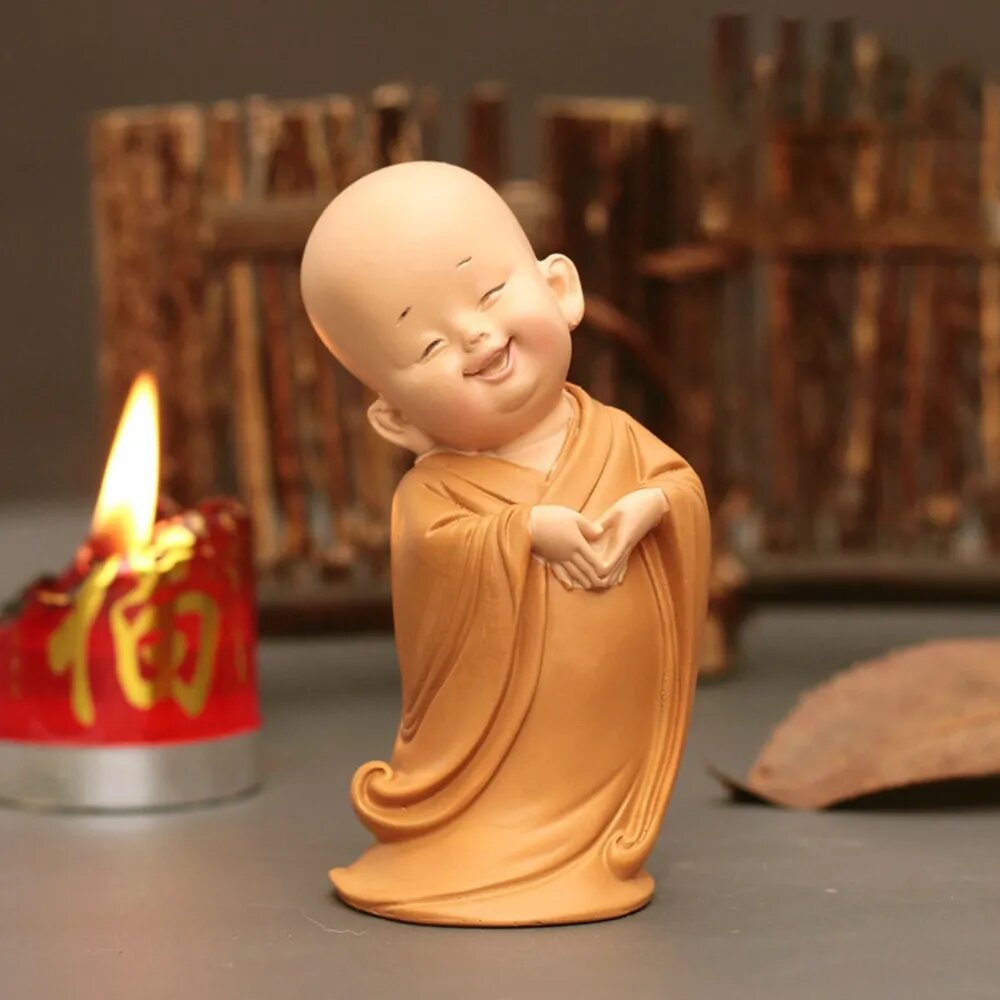 Статуэтка маленький Будда, буддийский монах "Любовный жест"