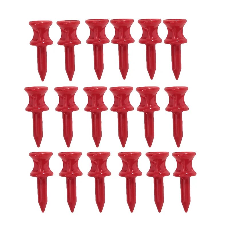 Пластиковые конусы для гольфа Castle оранжевые 50 шт 31MM Red