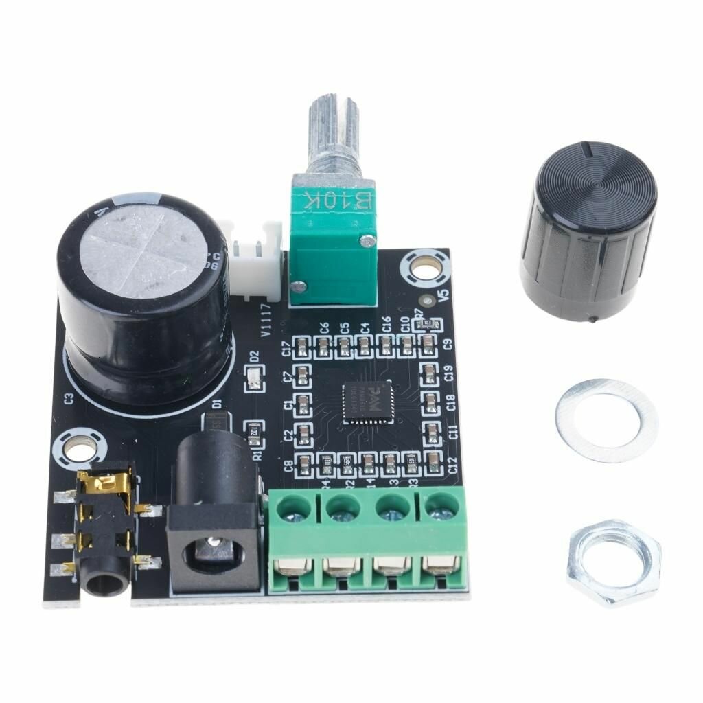 PAM8610 MINI Stereo Audios Power Power Poard 2channel 15W+15W Class D Модуль