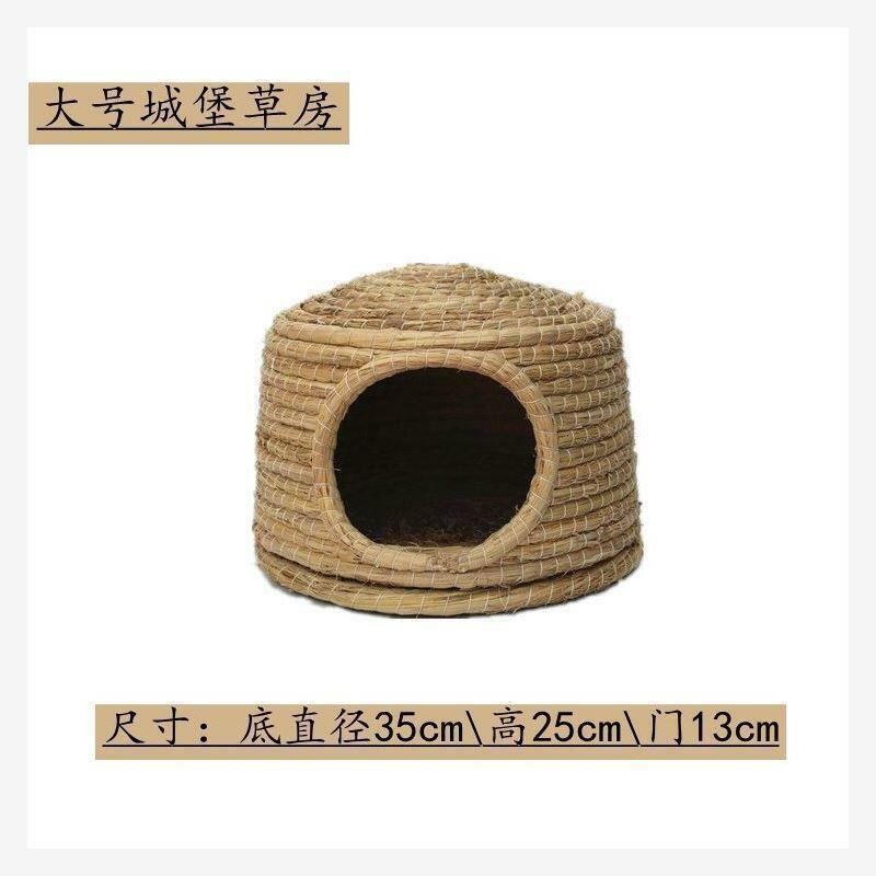 Горячая продажа SG: Соломенный плетеный курятник, гнездо для несушек, уличное птичье гнездо, травяное гнездо, гнездо для кроликов, теплое голландское свиное гнездо, использование для кроликов, голубей и перепелов