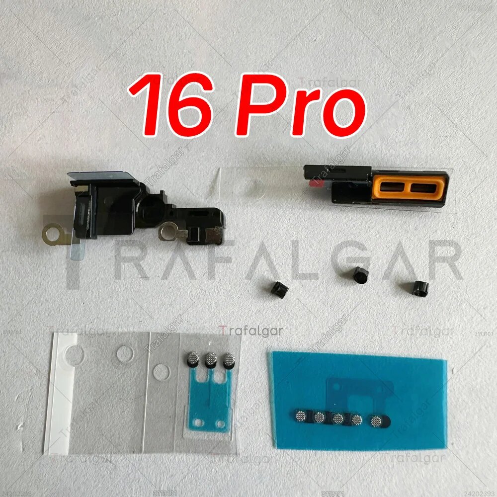 Полный комплект пылезащитной сетки для iPhone 16 Pro MAX 16 Plus, громкоговоритель, микрофонная сетка, антигриль, запасные части 16Pro