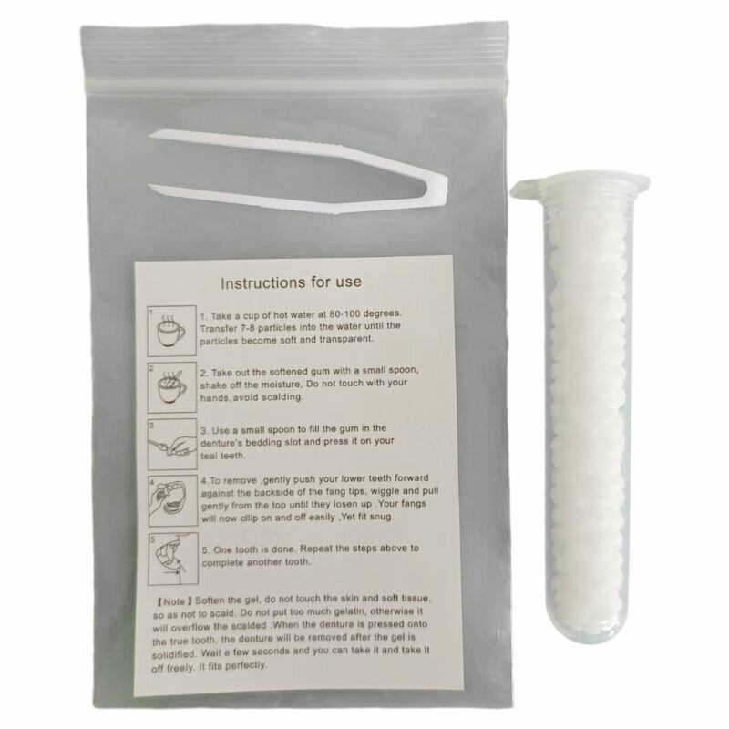 1 коробка зубных протезов Halloween Vampire-Английский прорезыватель для зубов 5 г