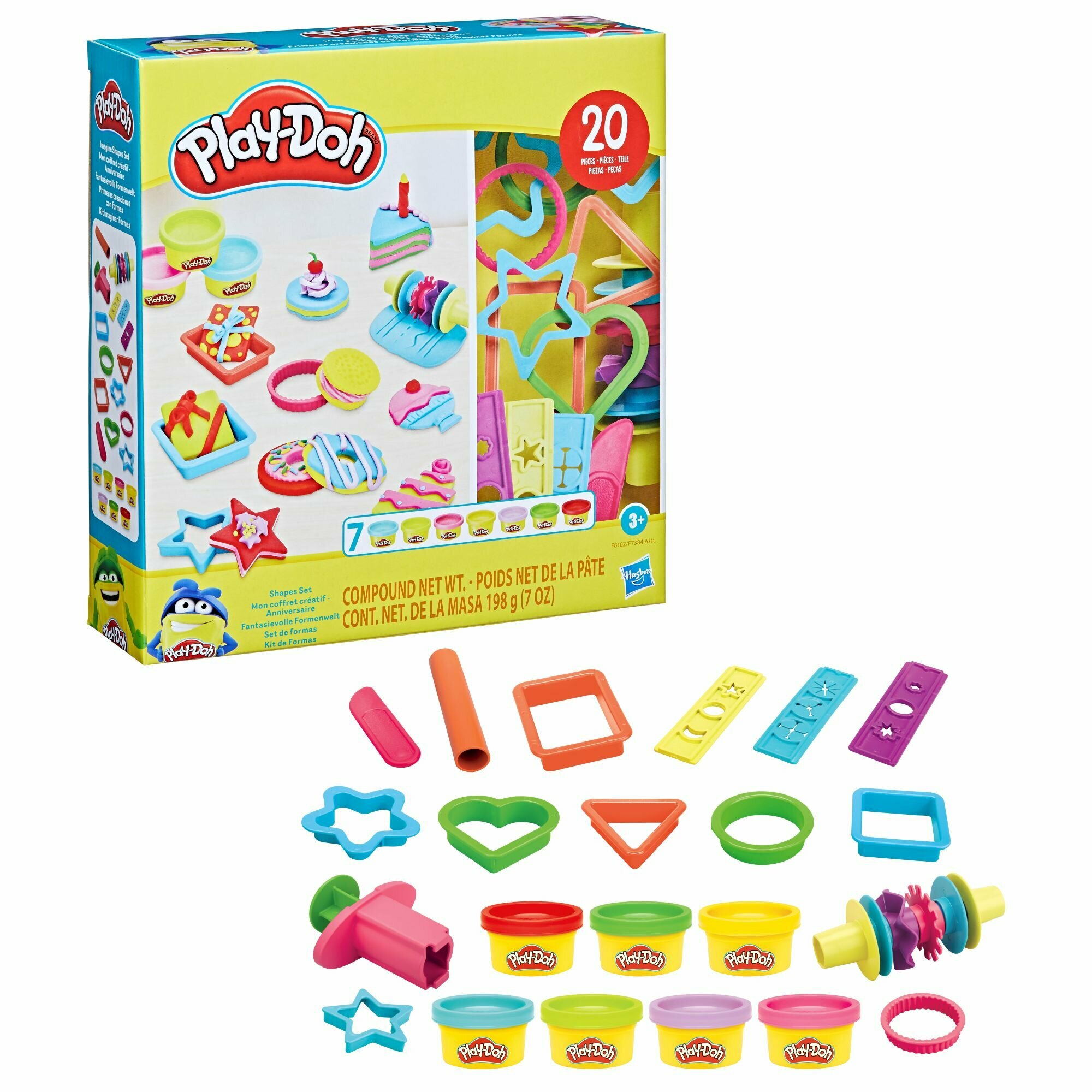 Масса для лепки Hasbro Play-Doh Фигуры 7 цв.