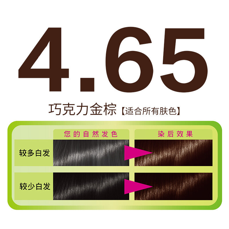 Краска для волос Schwarzkopf Yiran черно-коричневая с растительными экстрактами, покрывает седые волосы, кашемировый жир, темно-коричневая самокраска