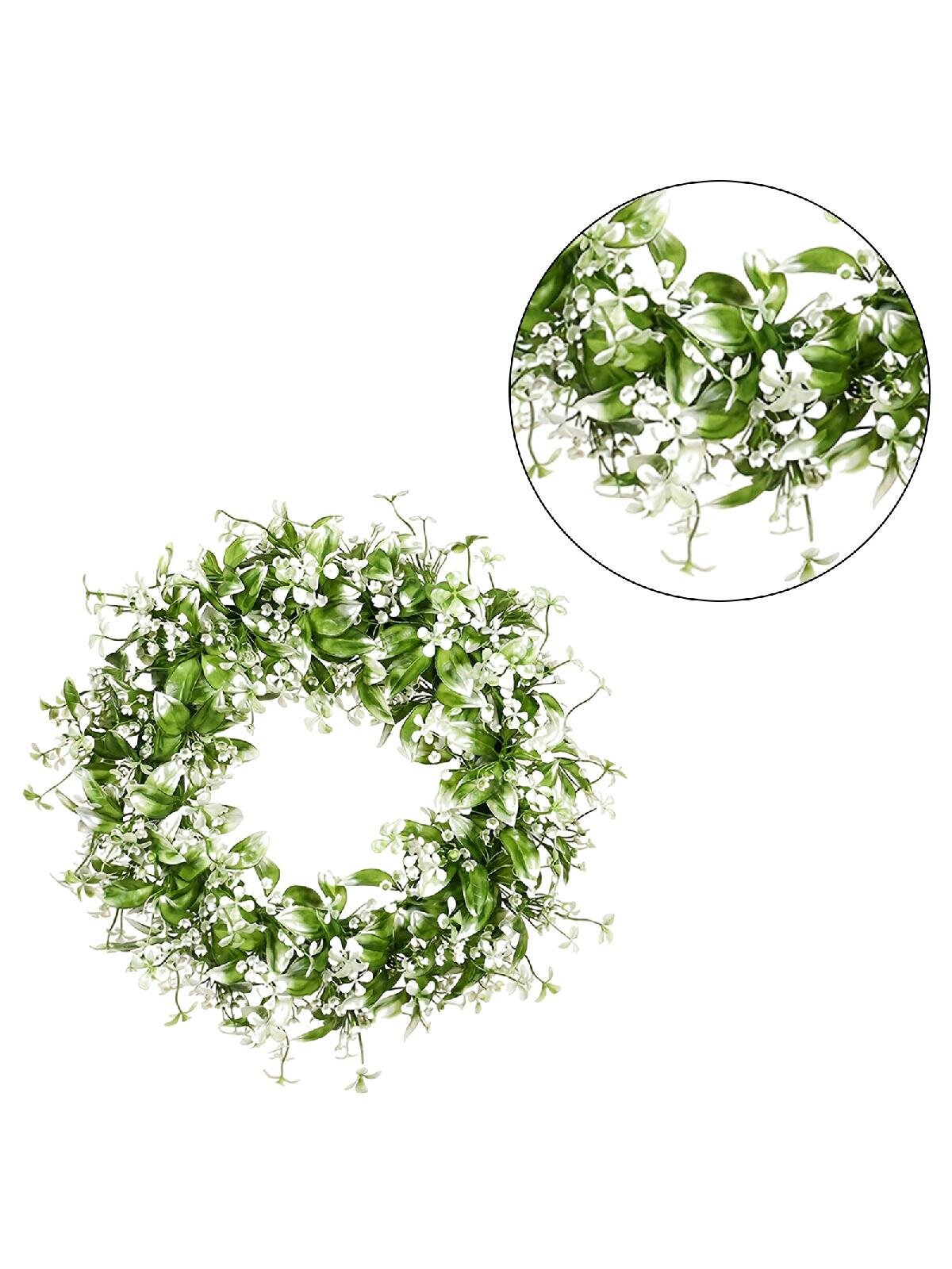 Весенний венок для входной двери, венок для праздничных свадебных украшений в саду