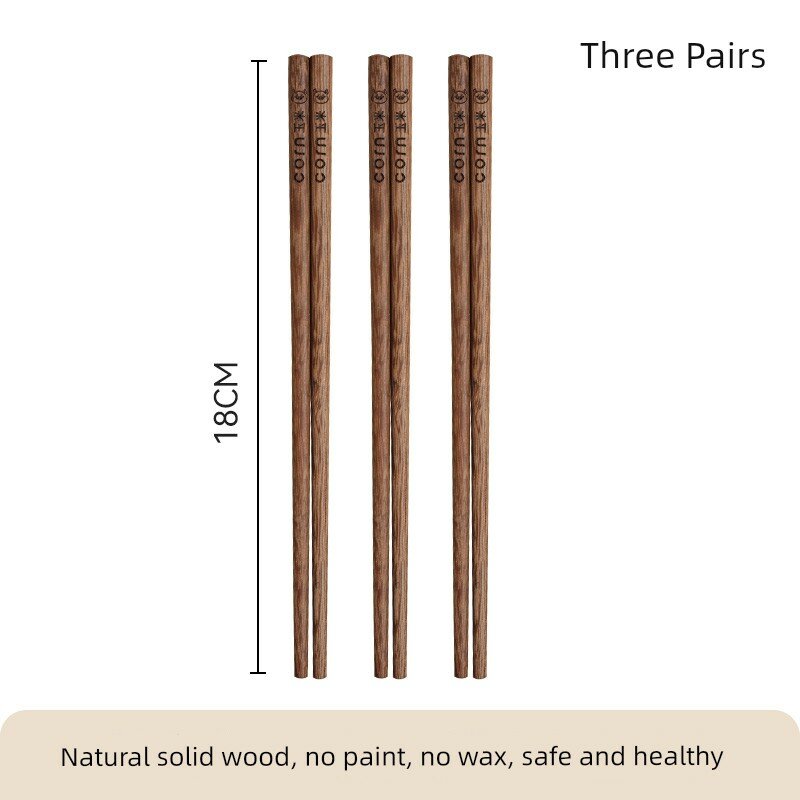 Кукурузные детские палочки для еды, бытовые деревянные палочки для еды для детей 6-12 лет, нескользящие, устойчивые к