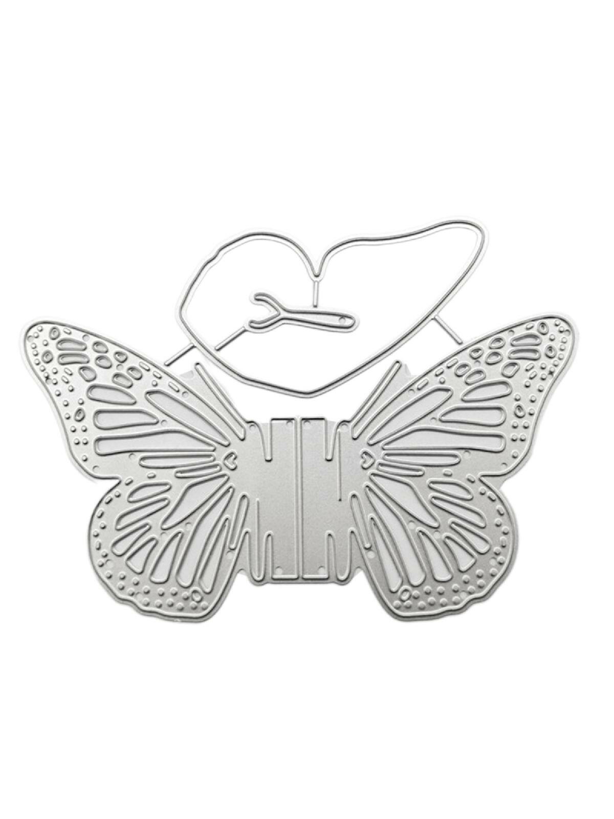 Большой для Вырезания Бабочек Трафарет для Скрапбукинга DIY Альбом Штамп Бумажная Открытка для Поздравительных Открыток Ручной Работы С Тиснением Декор Ремесленные Проекты