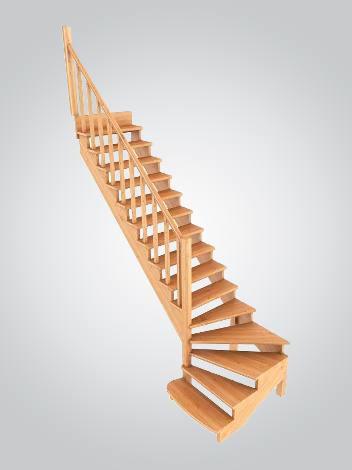 Лестница на второй этаж К-001м/8 Левая