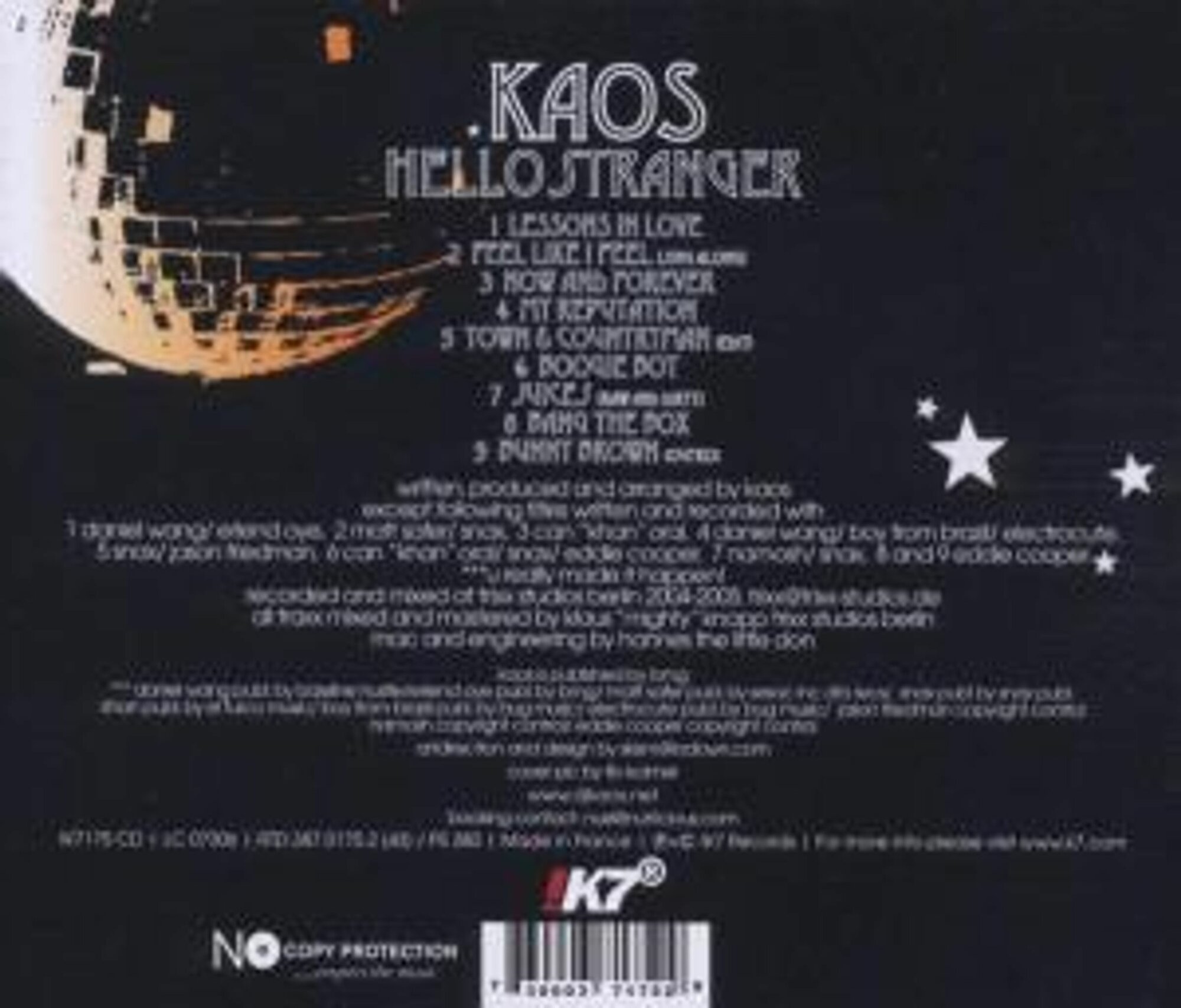Компакт-диск Kaos - Hello Stranger (1 CD) — фото 1