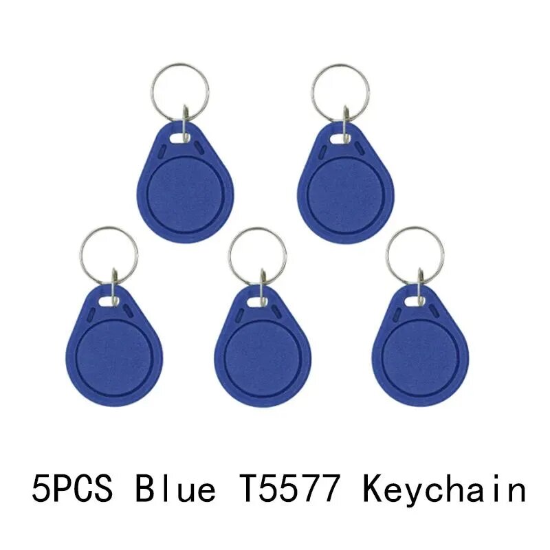 Ключ для домофона Proxy T5577 (5шт) перезаписываемый , магнитный RFID. Частота 125 кГц. Брелок-заготовка для копирования Em-marine