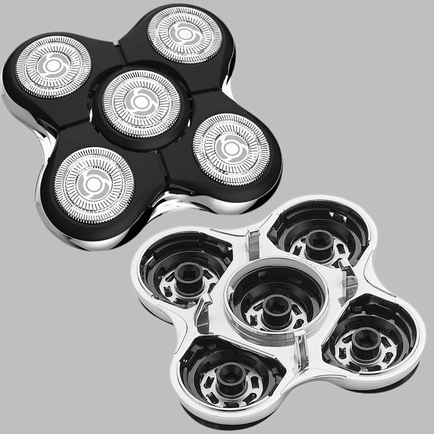 Кросс-бордер премиум сменная головка для бритвы с тремя лезвиями, головка для бритья с пятью лезвиями, инструмент для самостоятельной стрижки, аксессуары для сменной головки