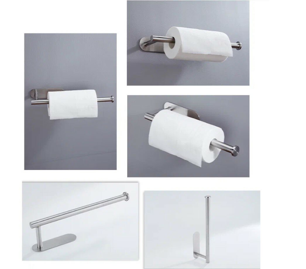 Полотенцедержатель подвесной кухонный MyPads, для ванной комнаты для бумажных полотенец, прочный металлический