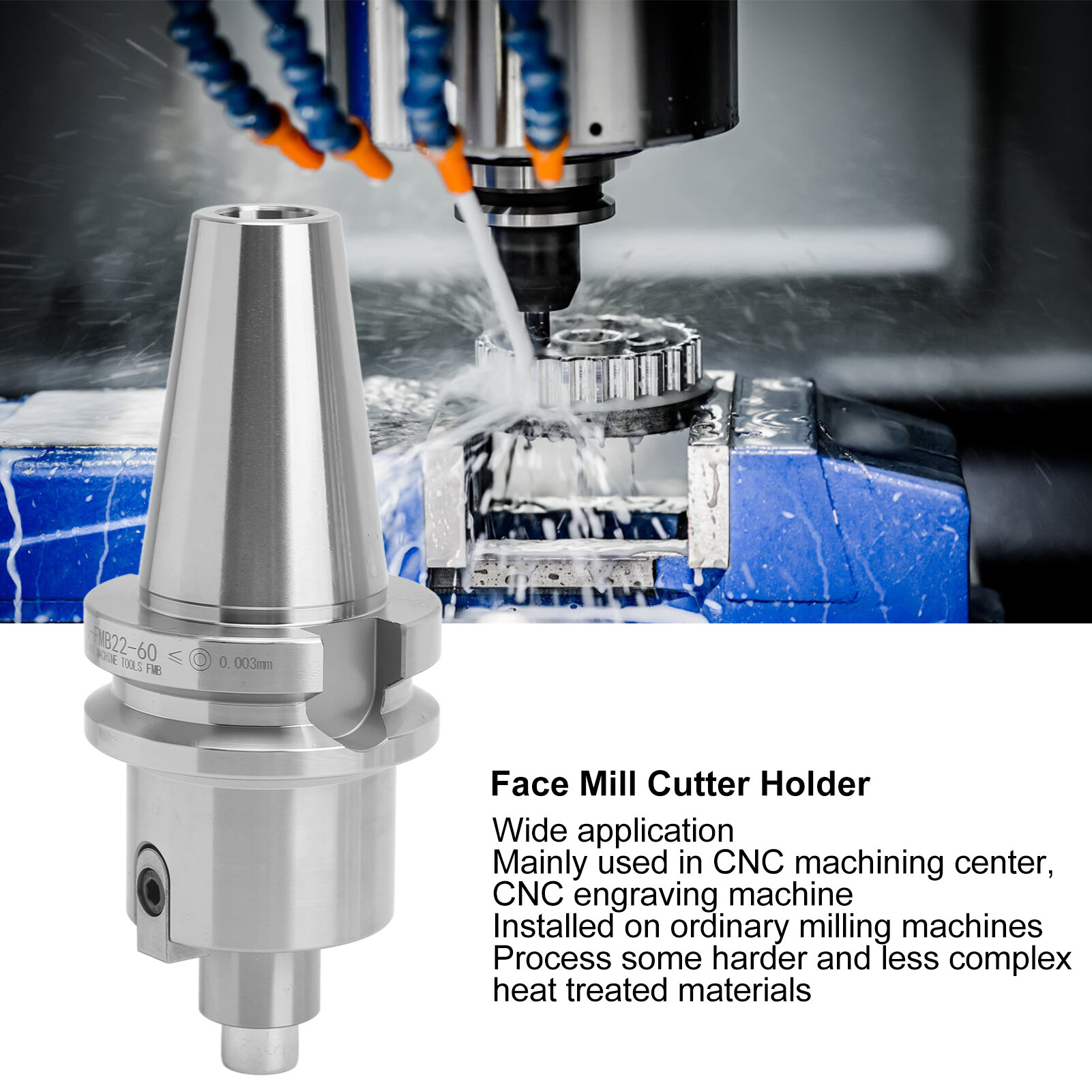 Держатель торцевой фрезы, токарный станок с ЧПУ, фрезерная обработка, гравер, режущий инструмент, легированная сталь 40Cr