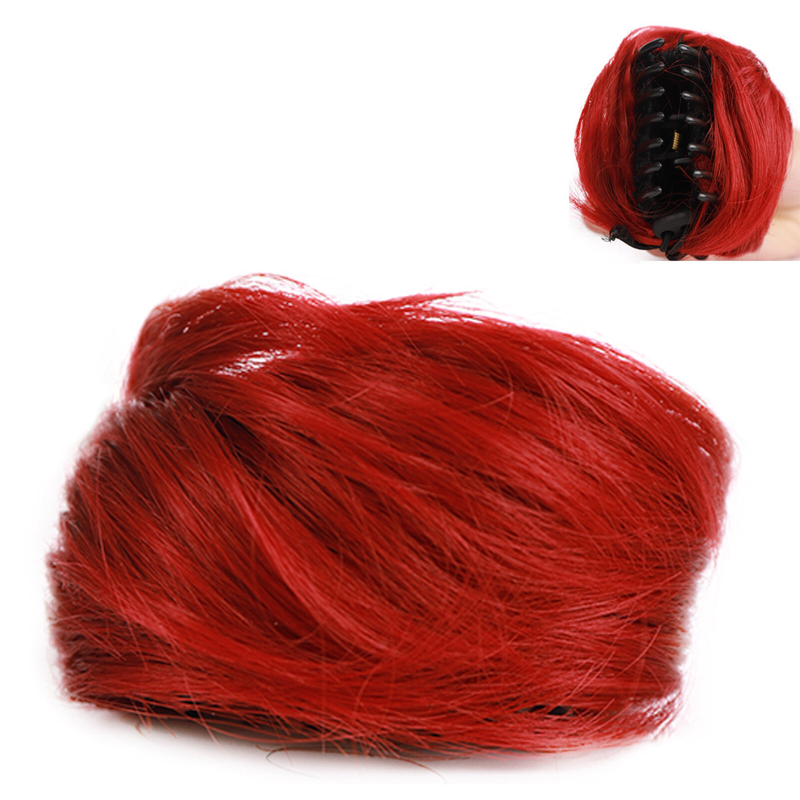 Парик Конский Хвост: Натуральный Синтетический Волос С Зажимом Коготь Для Мгновенного Объема Причесок - Удобный И Безопасный Конский Хвост - Короткий Конский Хвост Для Повседневных И Торжественных Мероприятий