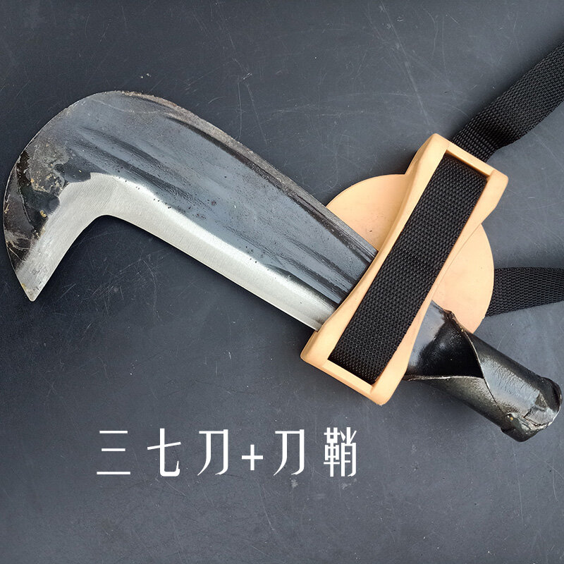 Нож из марганцевой стали двойного назначения для рубки и резки, нож для резки дерева, нож для резки травы, нож для резки деревьев, сельскохозяйственный нож для расщепления, крючковый нож, серп для резки бамбука, походный нож