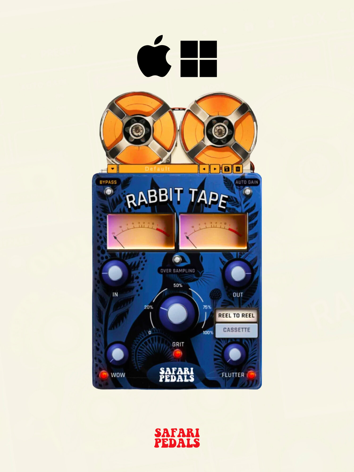 Safari Pedals Rabbit Tape (лицензионная активация) для macOS & Windows