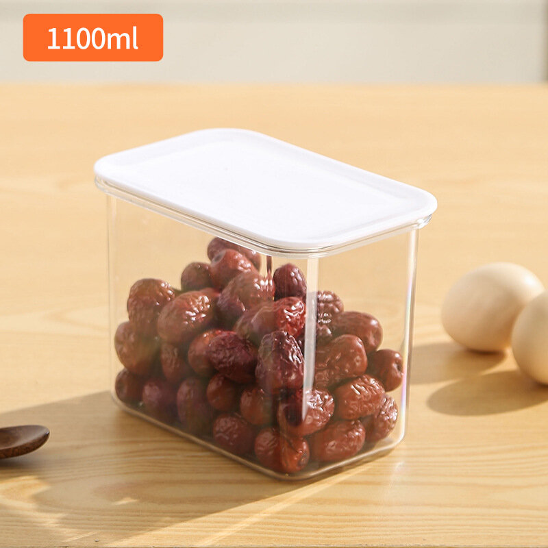 Банка для хранения зерна, кухонный мерный стакан, ведро для риса, утолщенное ведро для муки, защищенное от насекомых, банка для хранения, коробка для сохранения свежести и влаги для сухофруктов