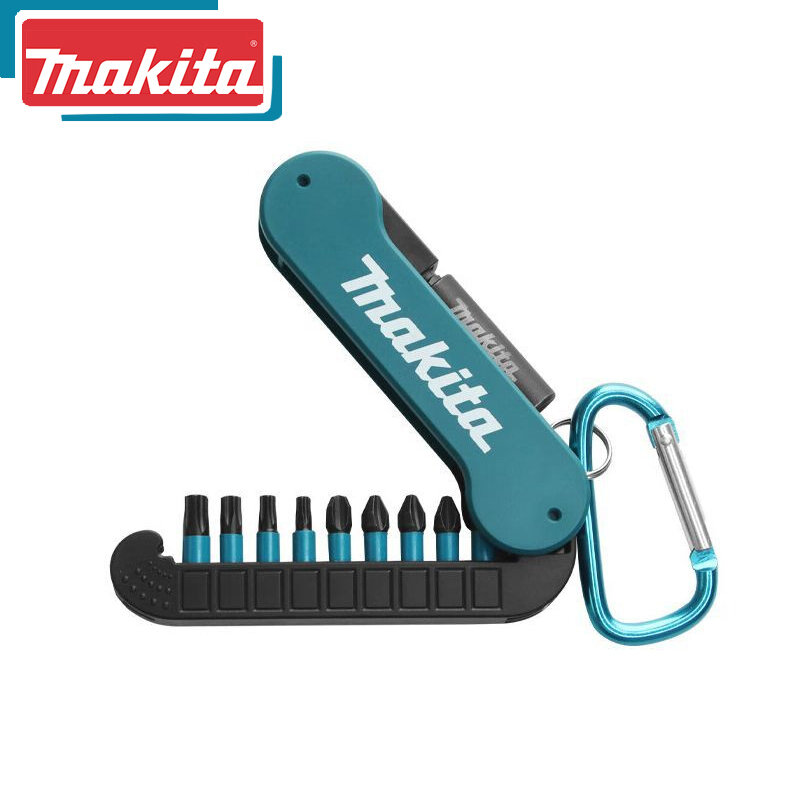 Makita E-15849 25 мм ударная черная отвертка набор бит 10 шт Подходит для установки Прочное сверло