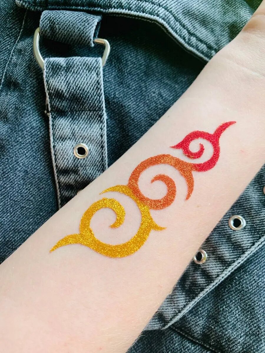 Трафареты блеск тату аэротату