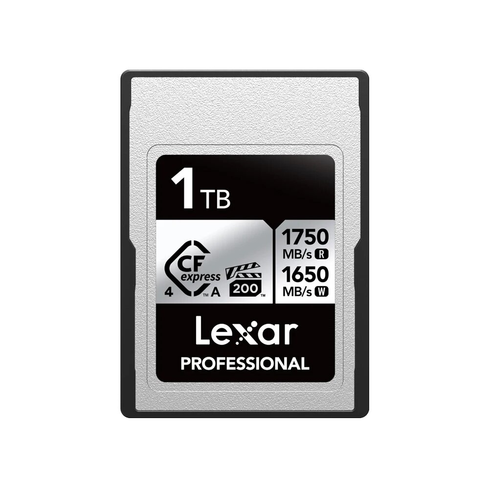 Lexar PROFESSIONAL CFexpress Type A карта памяти 256/512 ГБ серебристая для камеры 1TB