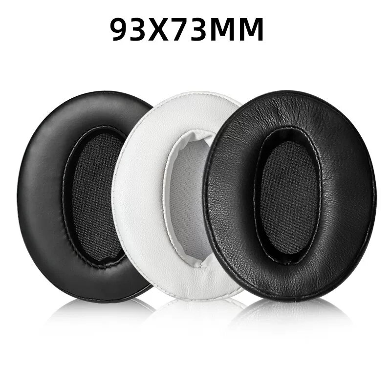 Овальный чехол для наушников, наушники на голову, кожаный чехол, чехол из губки, хлопковый чехол для ушей, гарнитура,