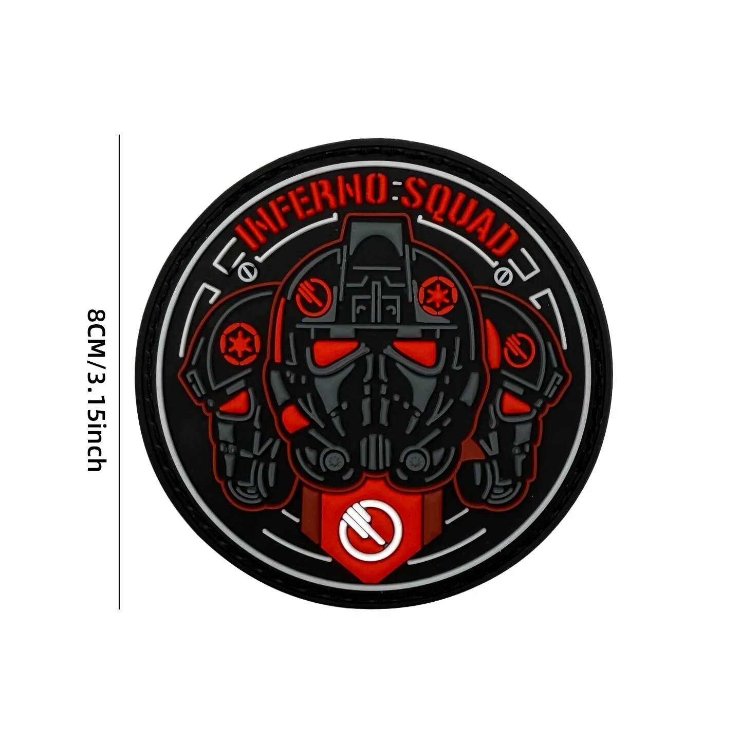 Наклейка Inferno Squad, 8 см, Цвет: TH1013-2