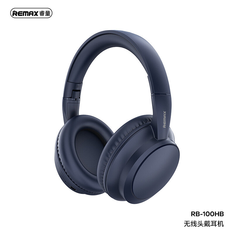 Беспроводные Bluetooth-наушники REMAX 5.4, мягкие и складные, HIFI-гарнитура с высоким качеством звука, модель 100HB