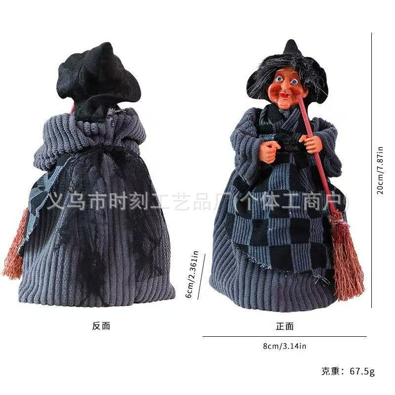 Новая статуэтка ведьмы на Хэллоуин, декор для рабочего стола, ведьма на Хэллоуин