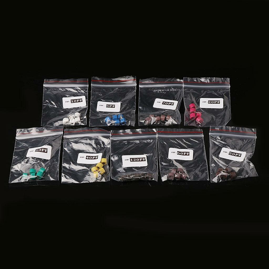 Набор переменных конденсаторов 45 шт, 9 значений