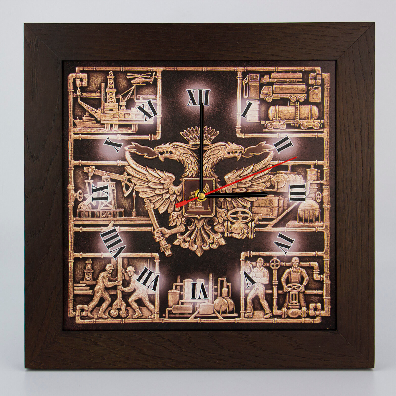 Часы "Герб нефтяников и газовиков"