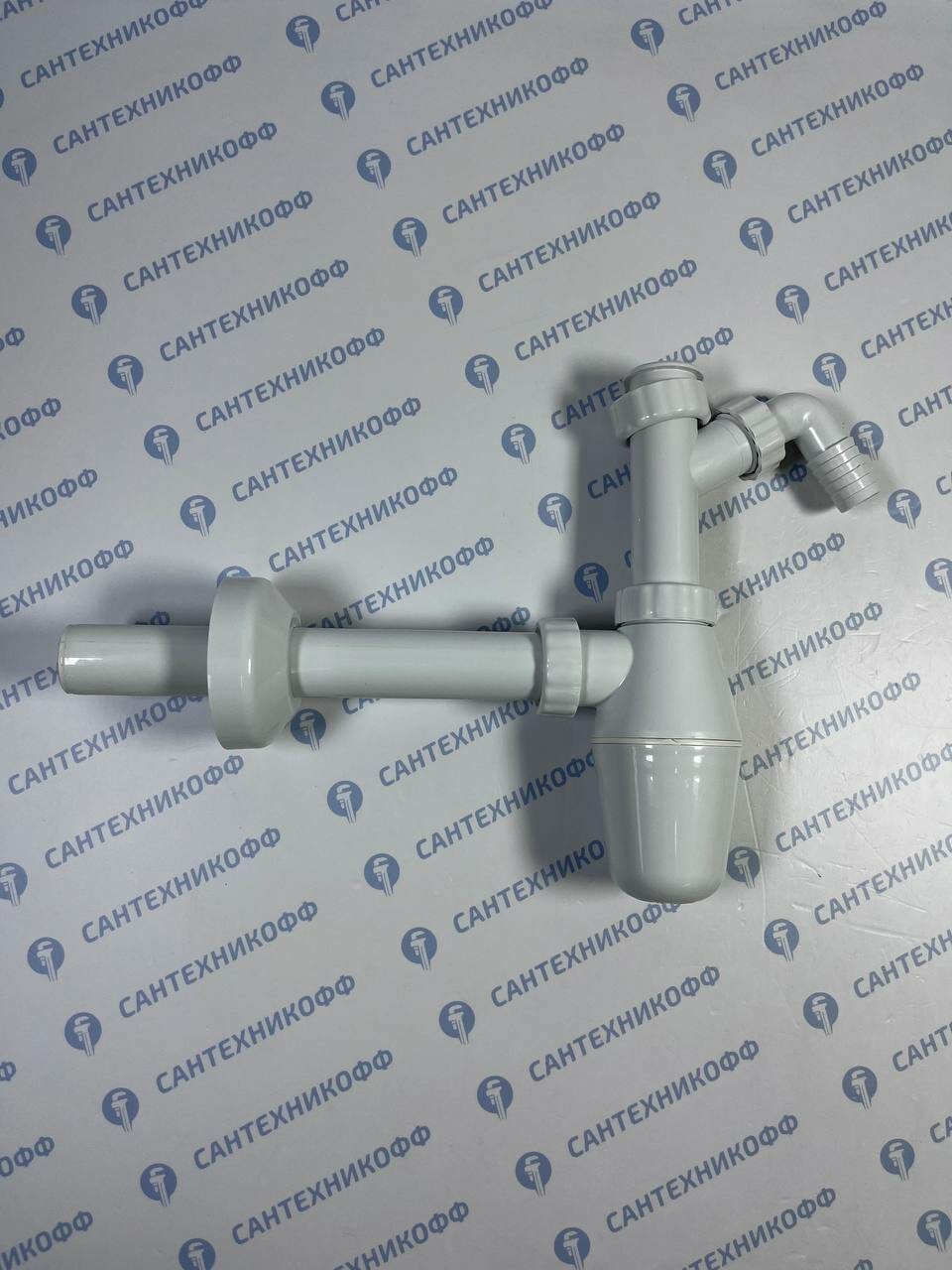 Сифон OMP Tea для раковины 1 1/4"х32 без выпуска, подключение для шланга, с трубкой (217.344.5)