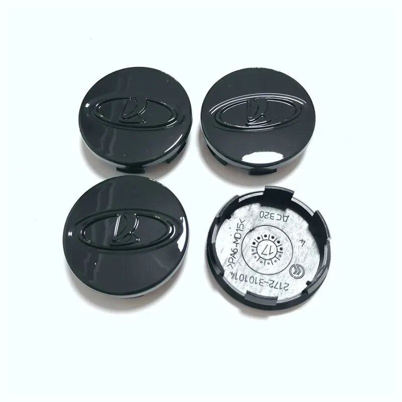 Крышка ступицы Лада черный в комплекте LADA 56 мм 4 шт