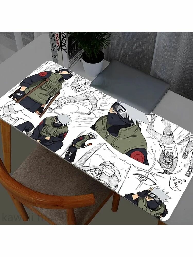 Ковер для рабочего стола NARUTO, для игрового ПК, XXL, нескользящая поверхность