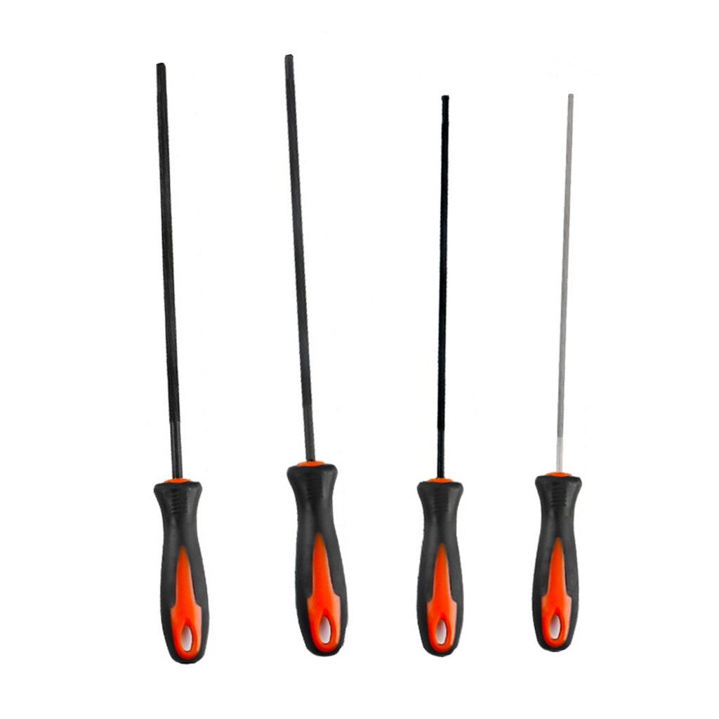 1 комплект из 4-х, цепная пила, цепной напильник, электропила, электрическая цепная пила, полировальная бензиновая пила, демпфирующий нож