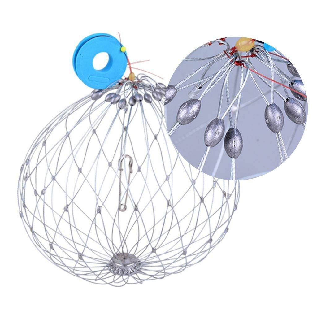 Сетка-ловушка для морской рыбалки, 72 cm - 20 стальных прядей