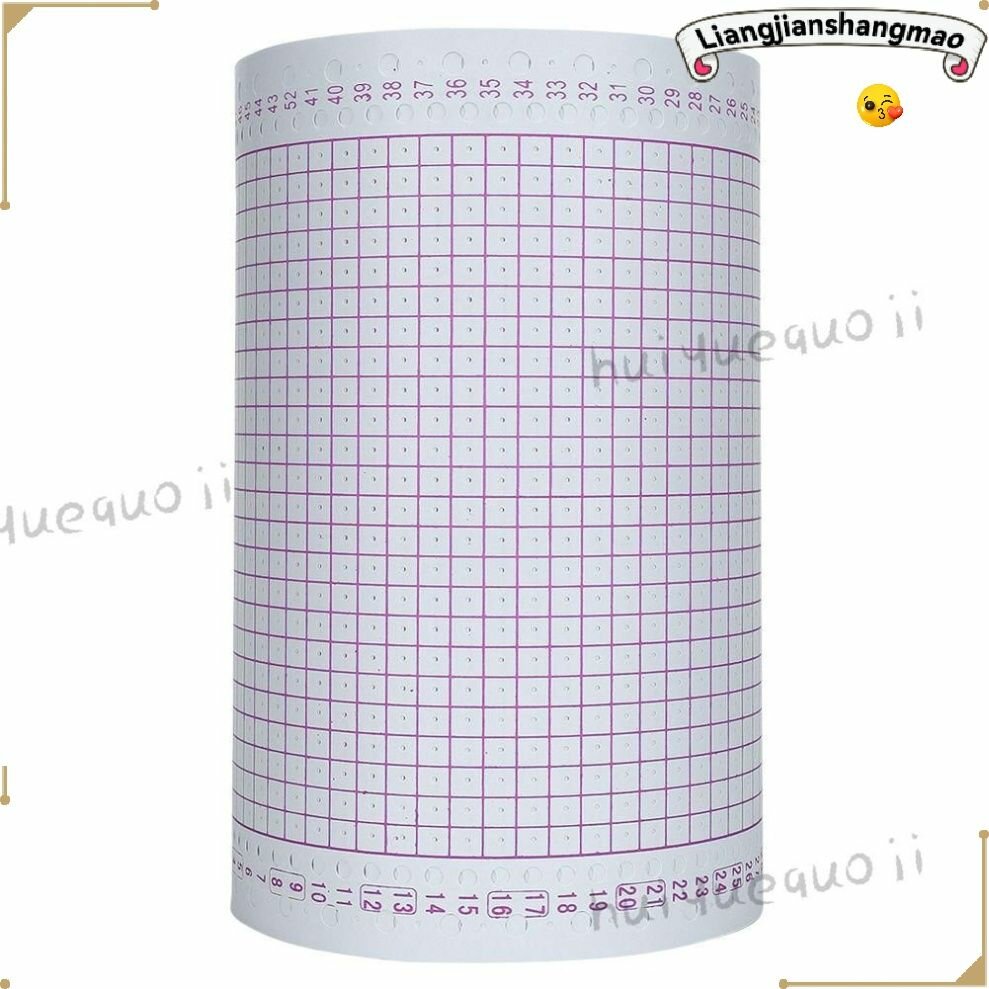 Перфокарты чистые в рулоне для вязальных машин Silver reed, раппорт 24 иглы - 100шт