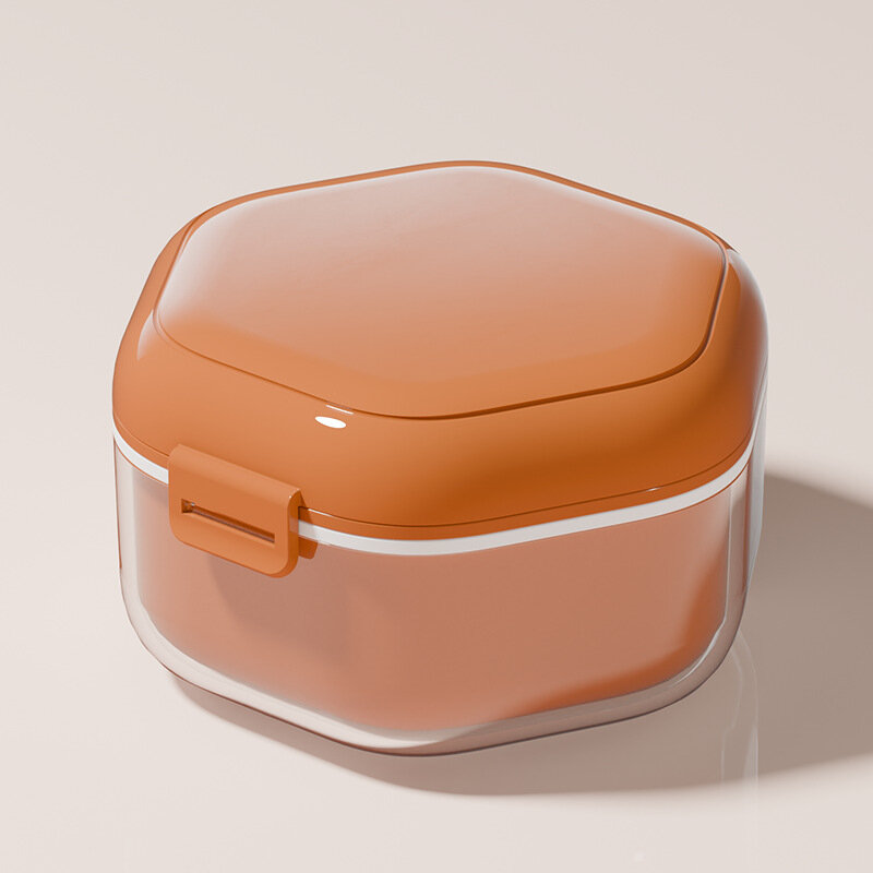 Коробка для ортодонтических брекетов, невидимые брекеты, коррекция зубов, коробка для хранения ретейнеров, портативная коробка, коробка для хранения зубных протезов, коробка для чистки