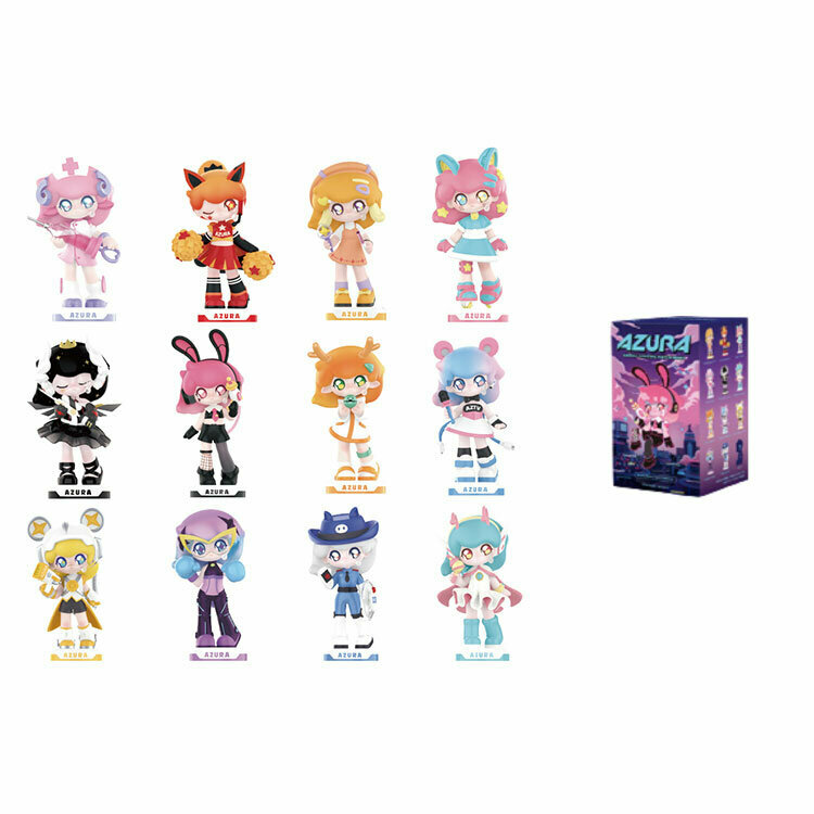 POP MART AZURA Коллекция Животные на соревнованиях Мистические боксы, Single Blind Box (Random Style)