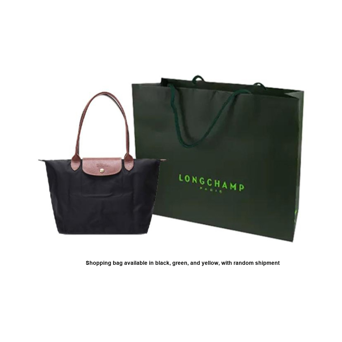 Сумка Longchamp Le Pliage, черный — фото 1