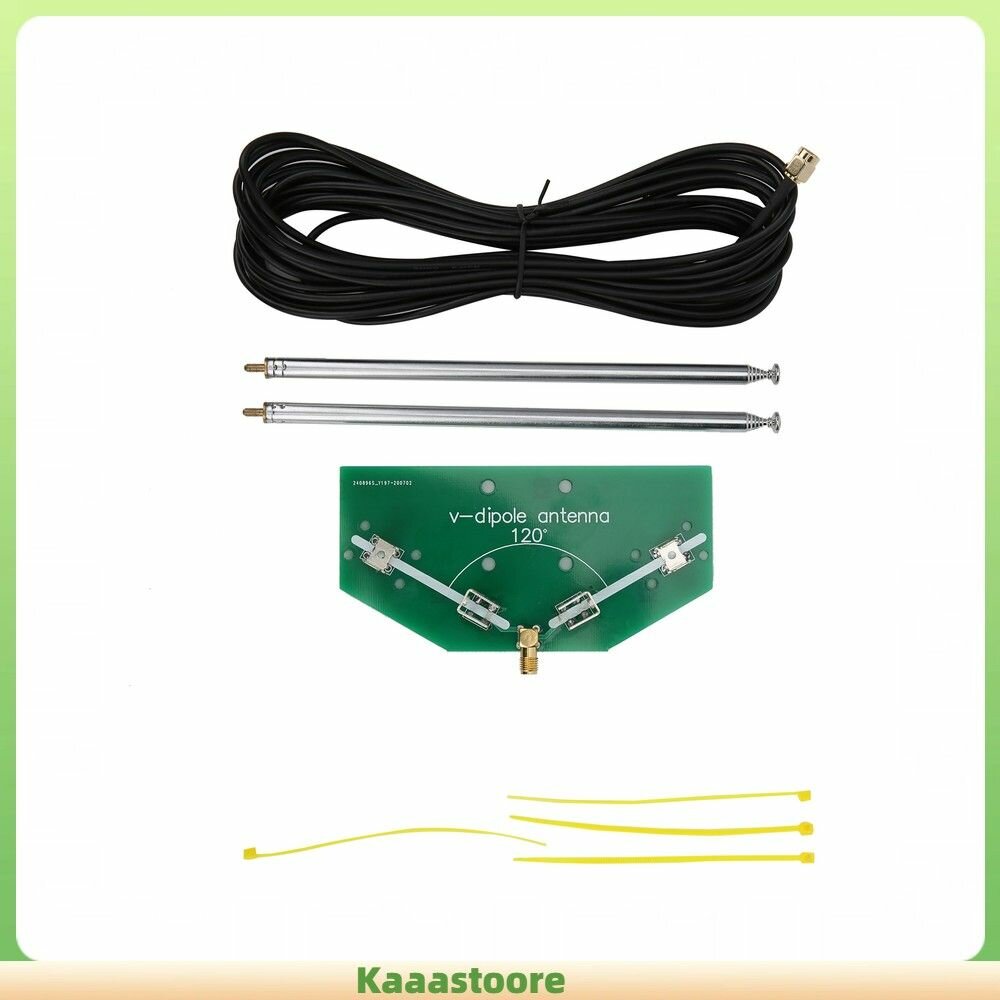 V-дипольная антенна 78 МГц - 1 ГГц, универсальный комнатный приемник