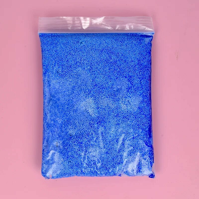 Ярко-голубая снежная глина для творчества, 100г, нетоксичная, подходит для детских поделок