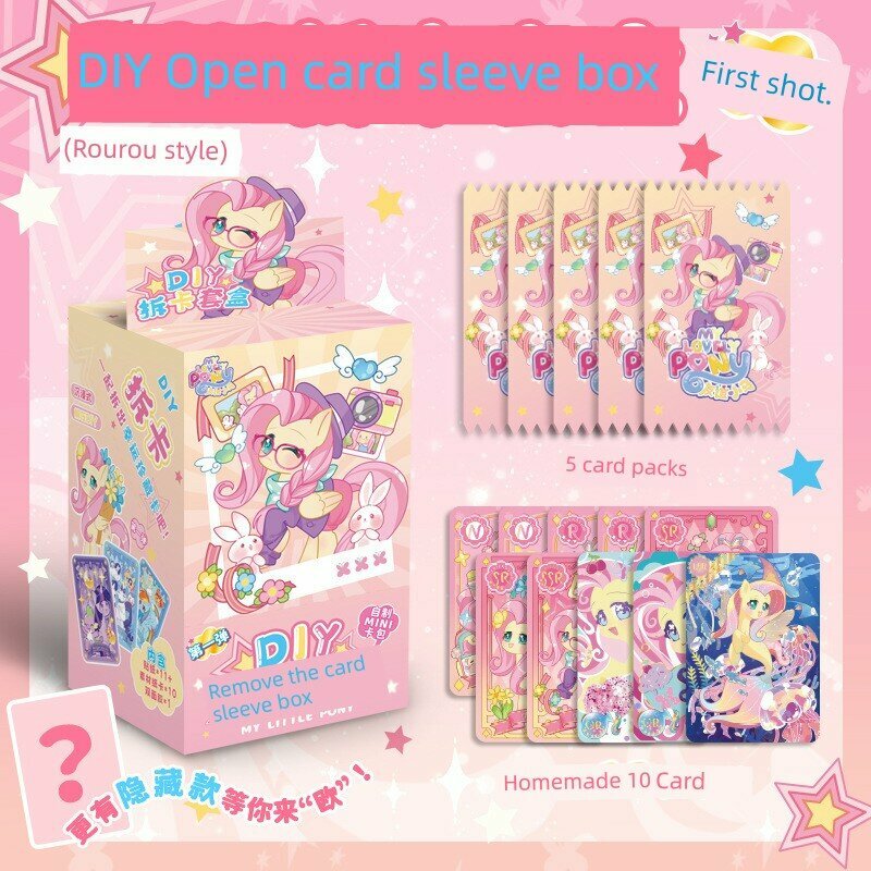 Набор для творчества My Little Pony: DIY-бокс с карточками, полный комплект, игрушка для девочек, набор стикеров Мягкие